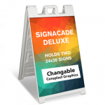 Fly Digital Print - Wholesale Signicade Deluxe A Frame Stand with Graphics